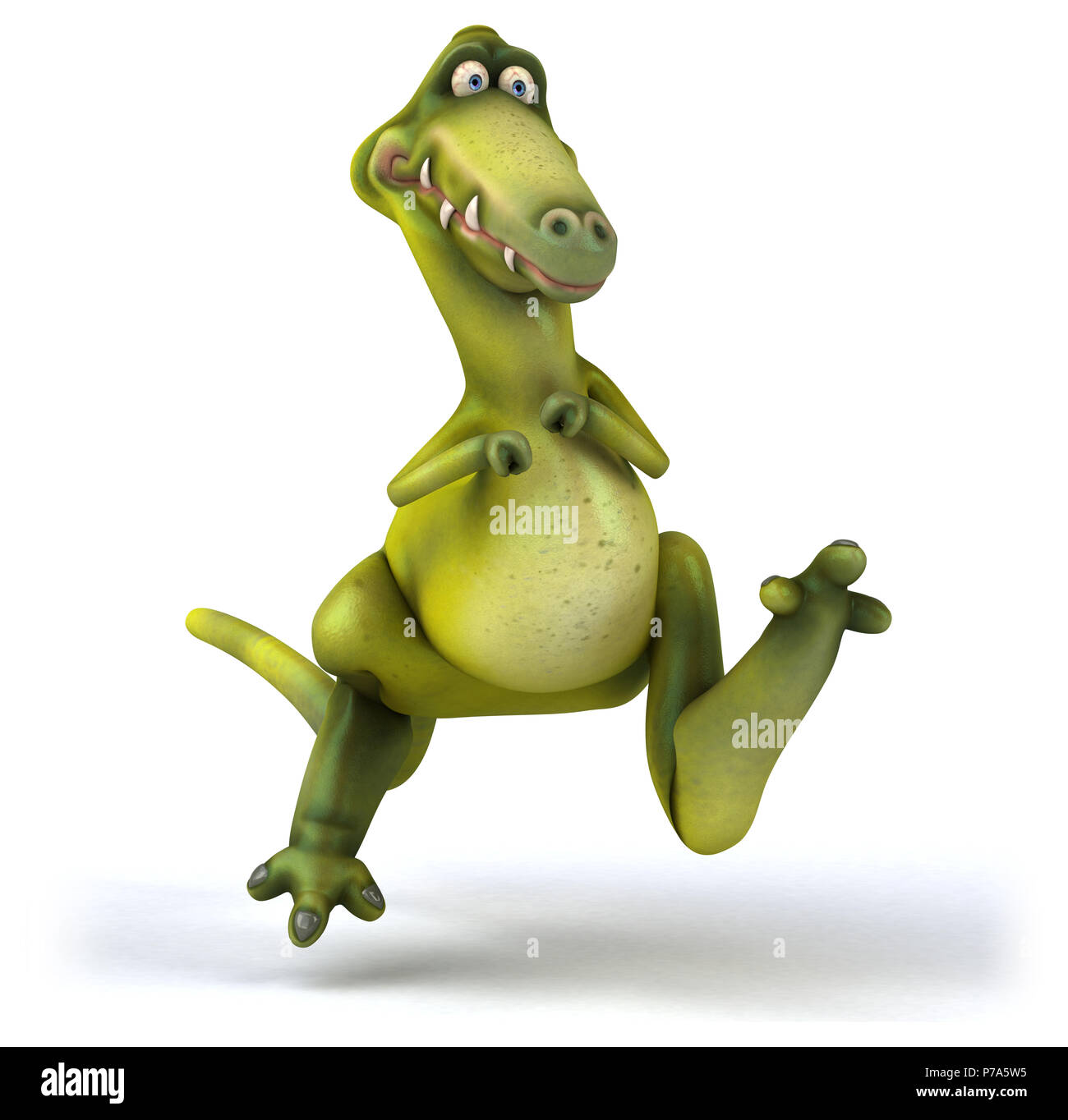 Fun dinosaur - 3D Illustration Stock Photo - Alamy