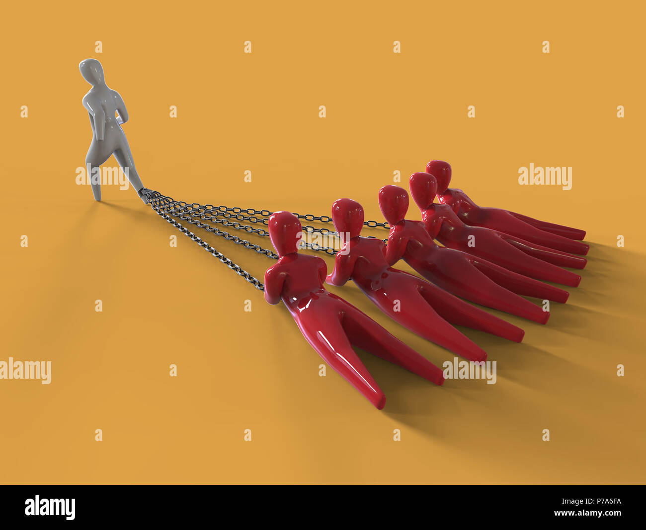 Burden - 3D Illustration Stock Photo - Alamy