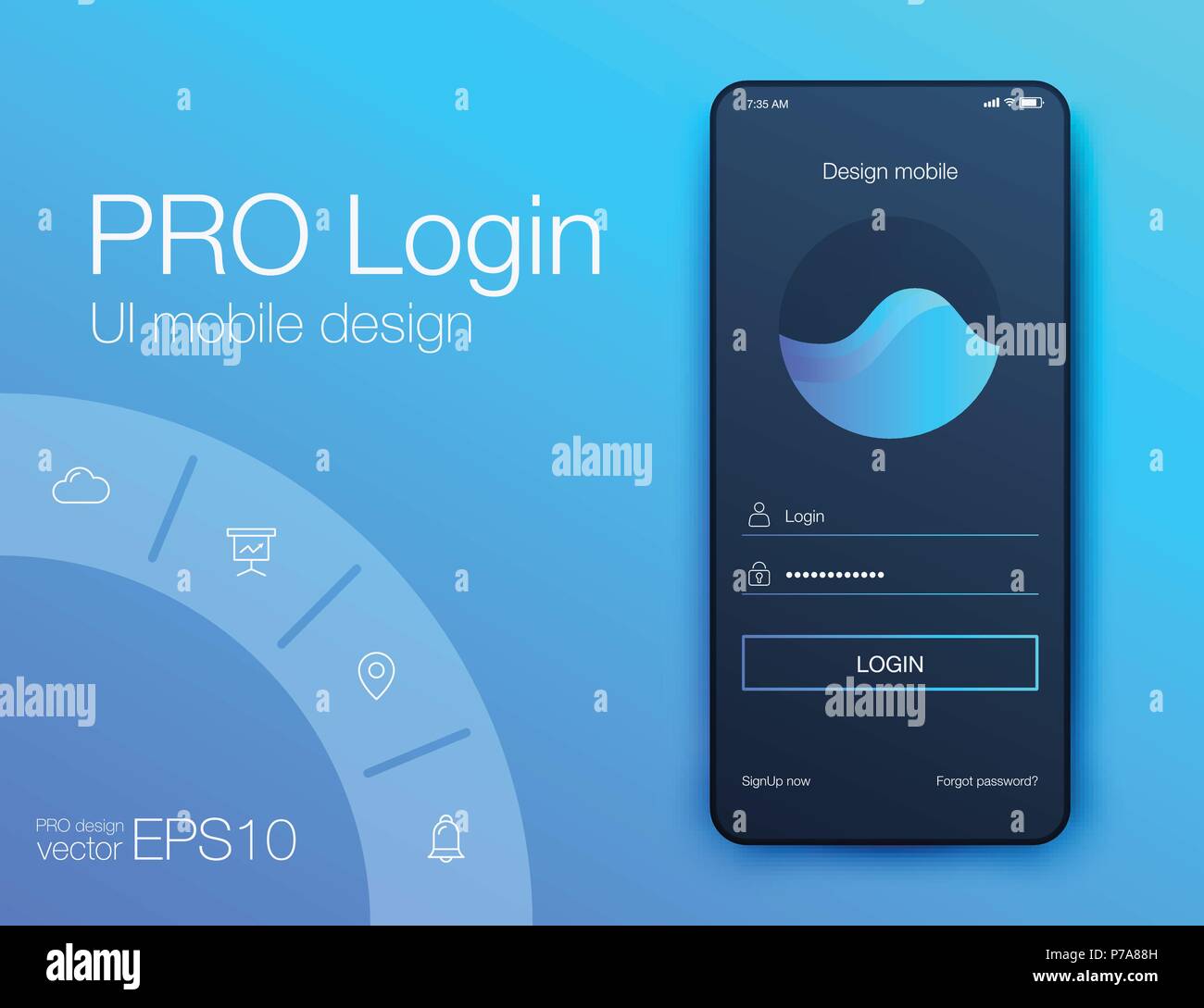 Vector Illustration of screens and web concept. Interface UX, UI GUI ...