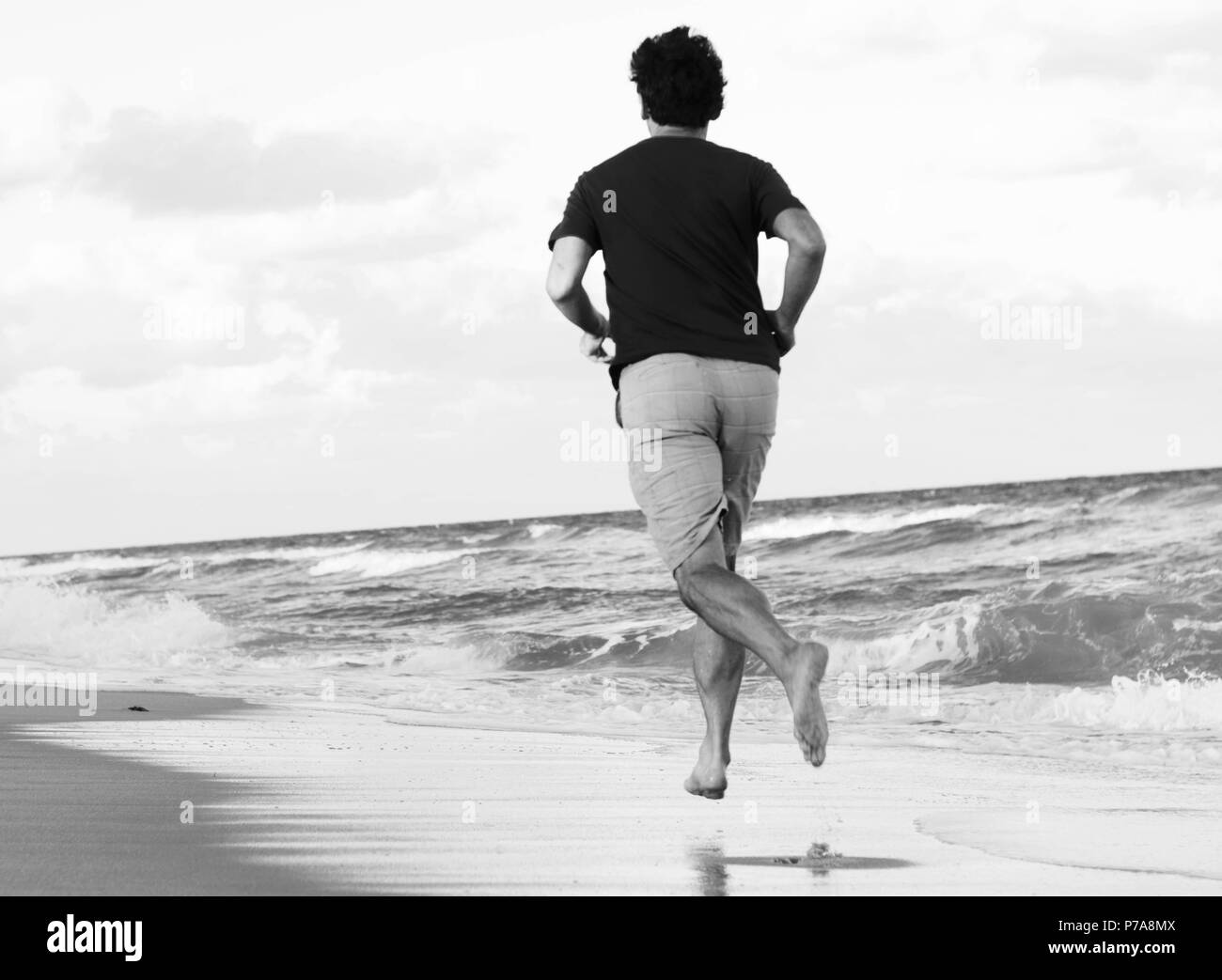 Running in Freedom Stock Photo - Alamy