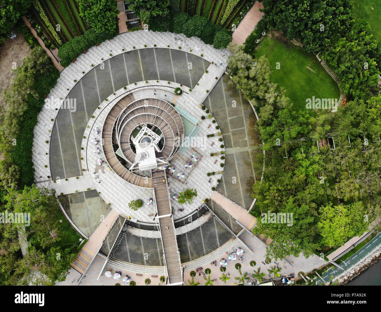 hong kong public park view in tai po area Stock Photo - Alamy