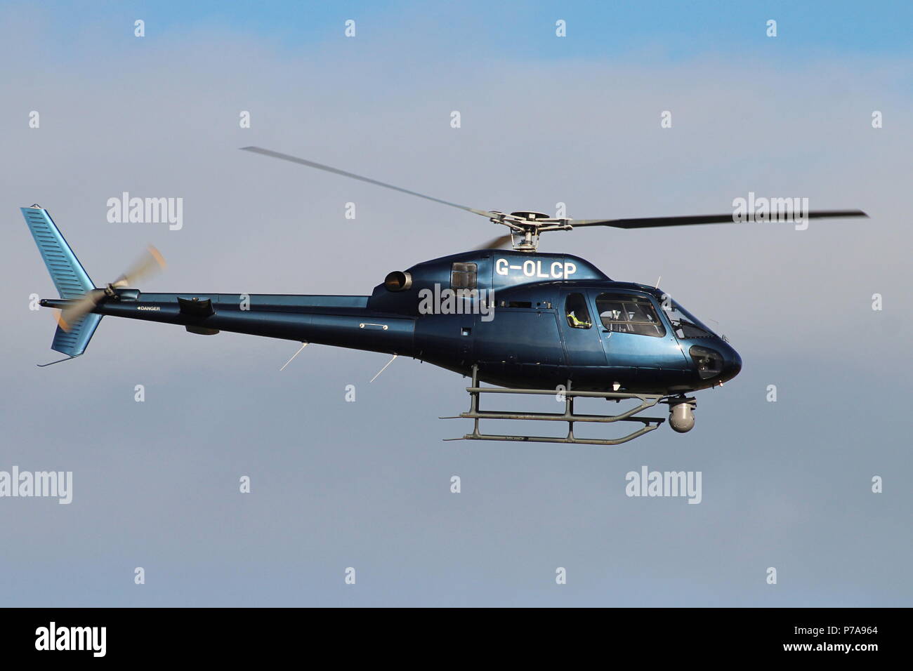G-OLCP, an Aerospatiale (Eurocopter) AS355NP Twin Squirrel (Ecureuil 2 ...