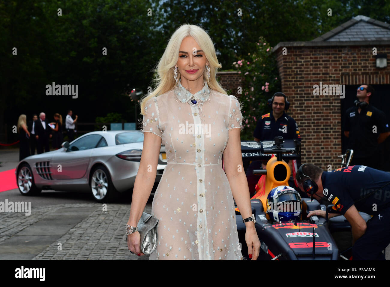 London, UK. 4th July, 2018. Amanda Cronin attends the 2018 Grand Prix ...