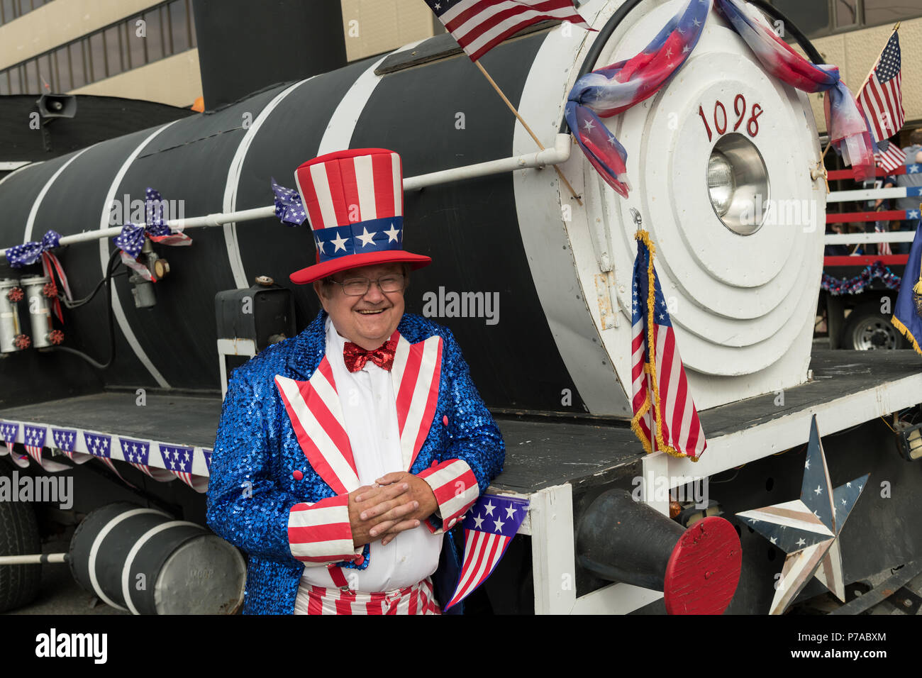 Patriotic train hi-res stock photography and images - Alamy