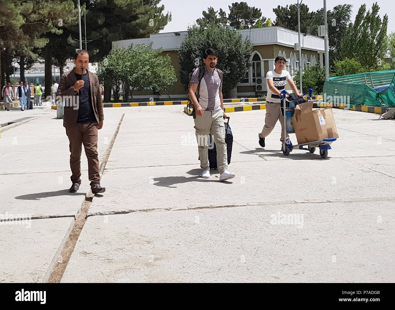 Failed Asylum Seekers Land In Kabul From Germany On July 4 2018 A