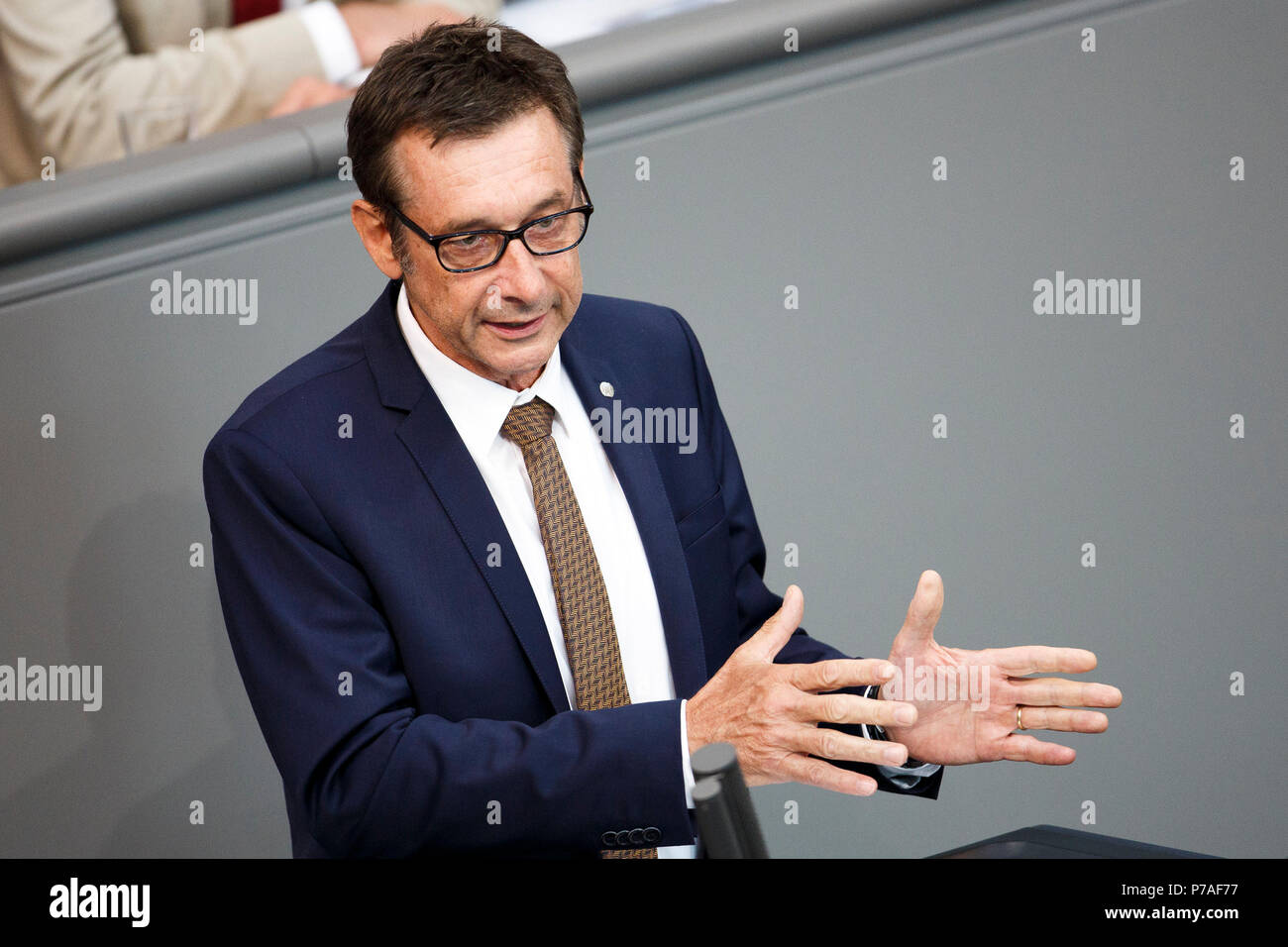 Germany, Berlin. 4th July, 2018. Christoph Hoffmann, (Free Democratic ...