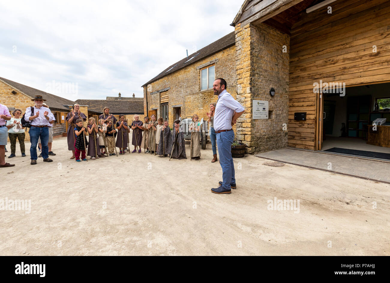 Bourton on the Water, Cotswolds, UK. 2pm Thursday 5th July 2018 ...
