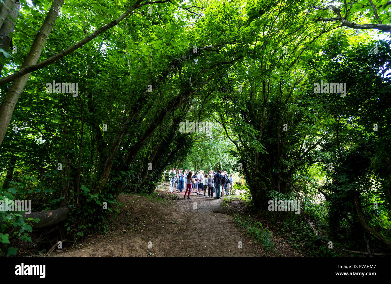 Bourton on the Water, Cotswolds, UK. 2pm Thursday 5th July 2018 ...