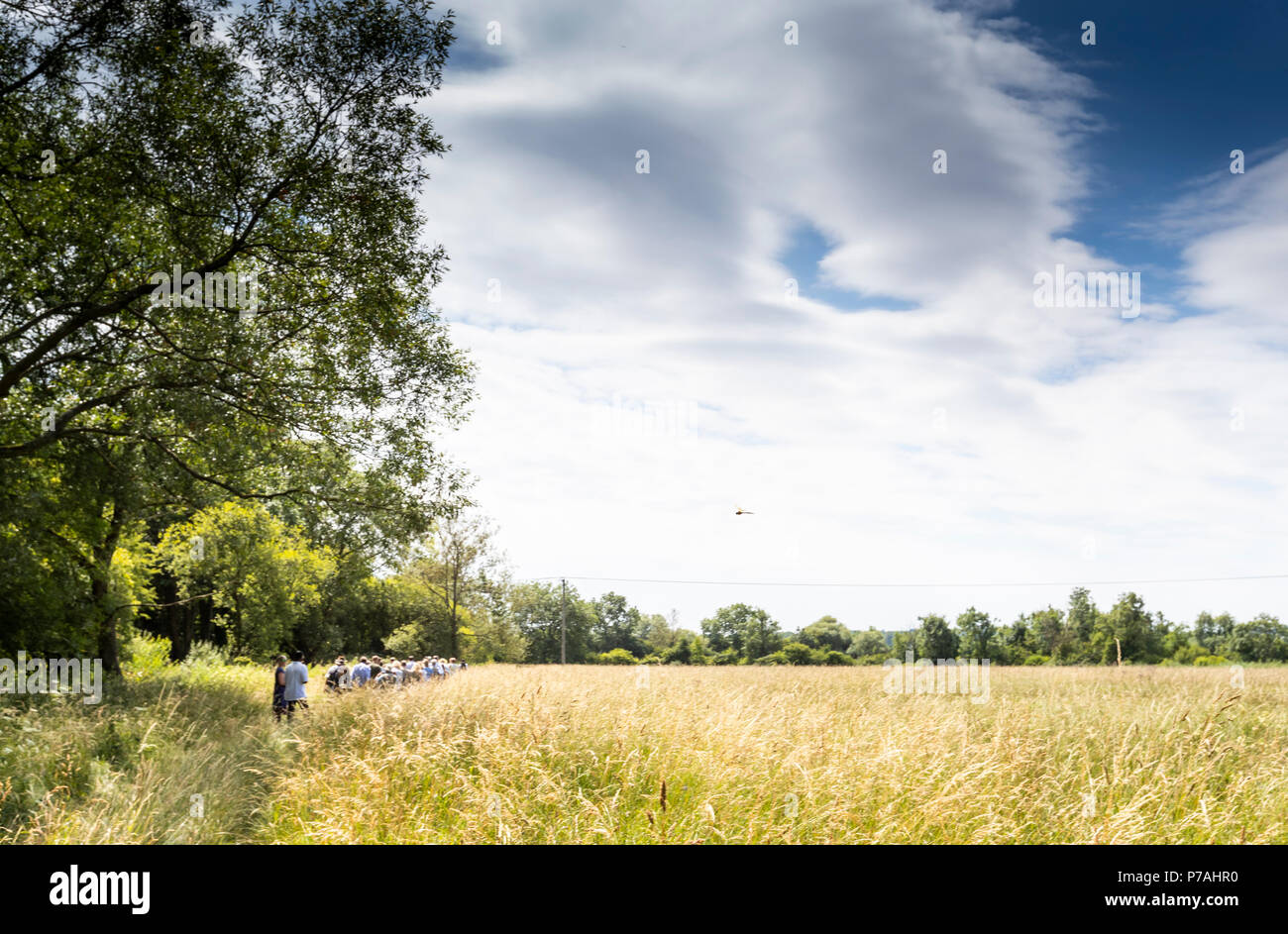 Bourton on the Water, Cotswolds, UK. 2pm Thursday 5th July 2018 ...