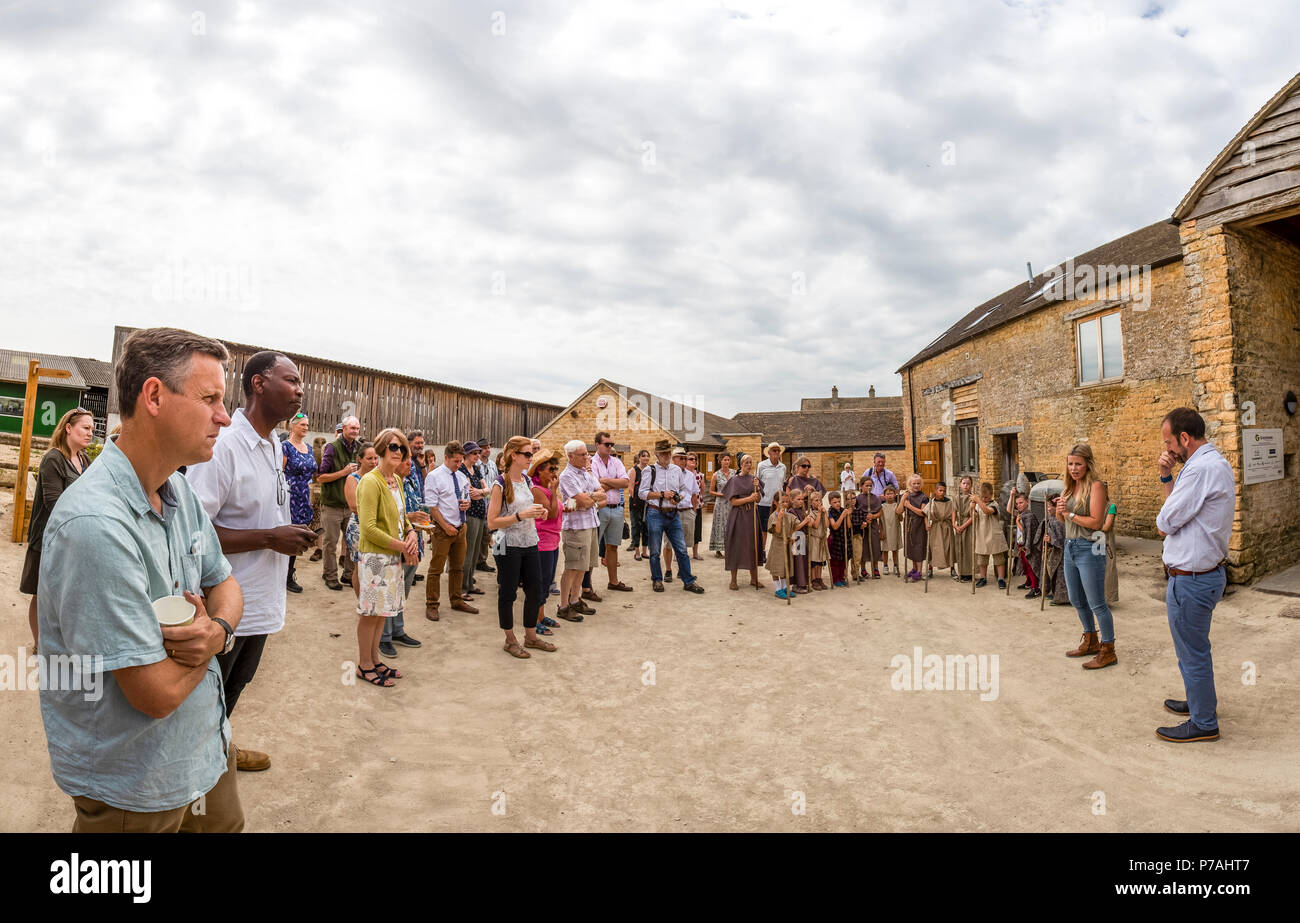 Bourton on the Water, Cotswolds, UK. 2pm Thursday 5th July 2018 ...