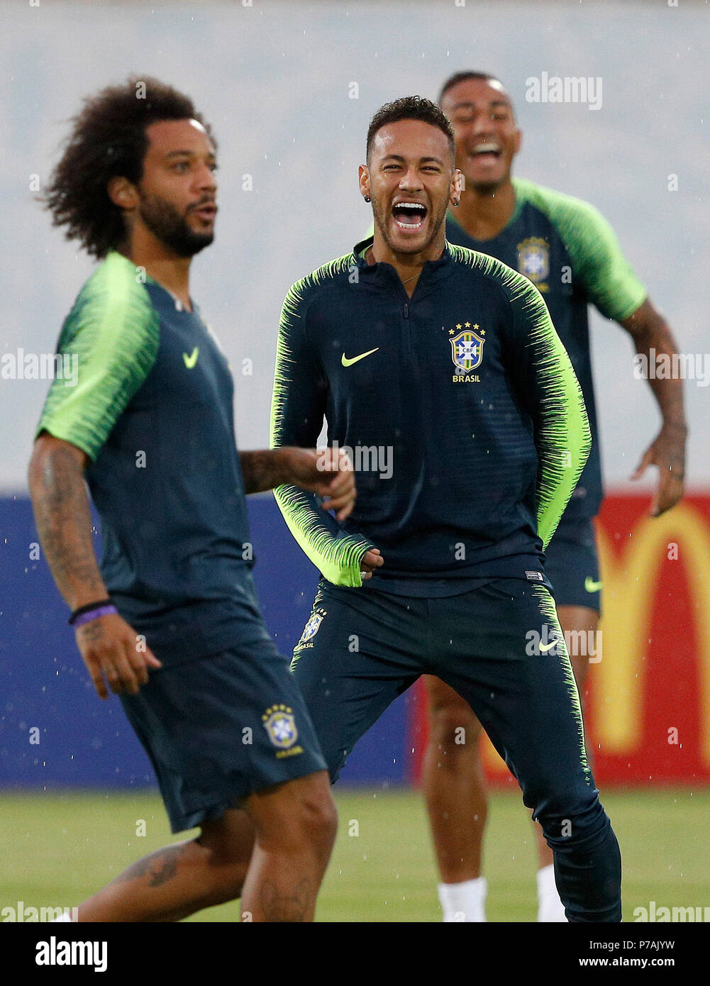 KAZAN, RT - 05.07.2018: BRAZILIAN TRAINING IN KAZAN - Neymar do Brasil ...