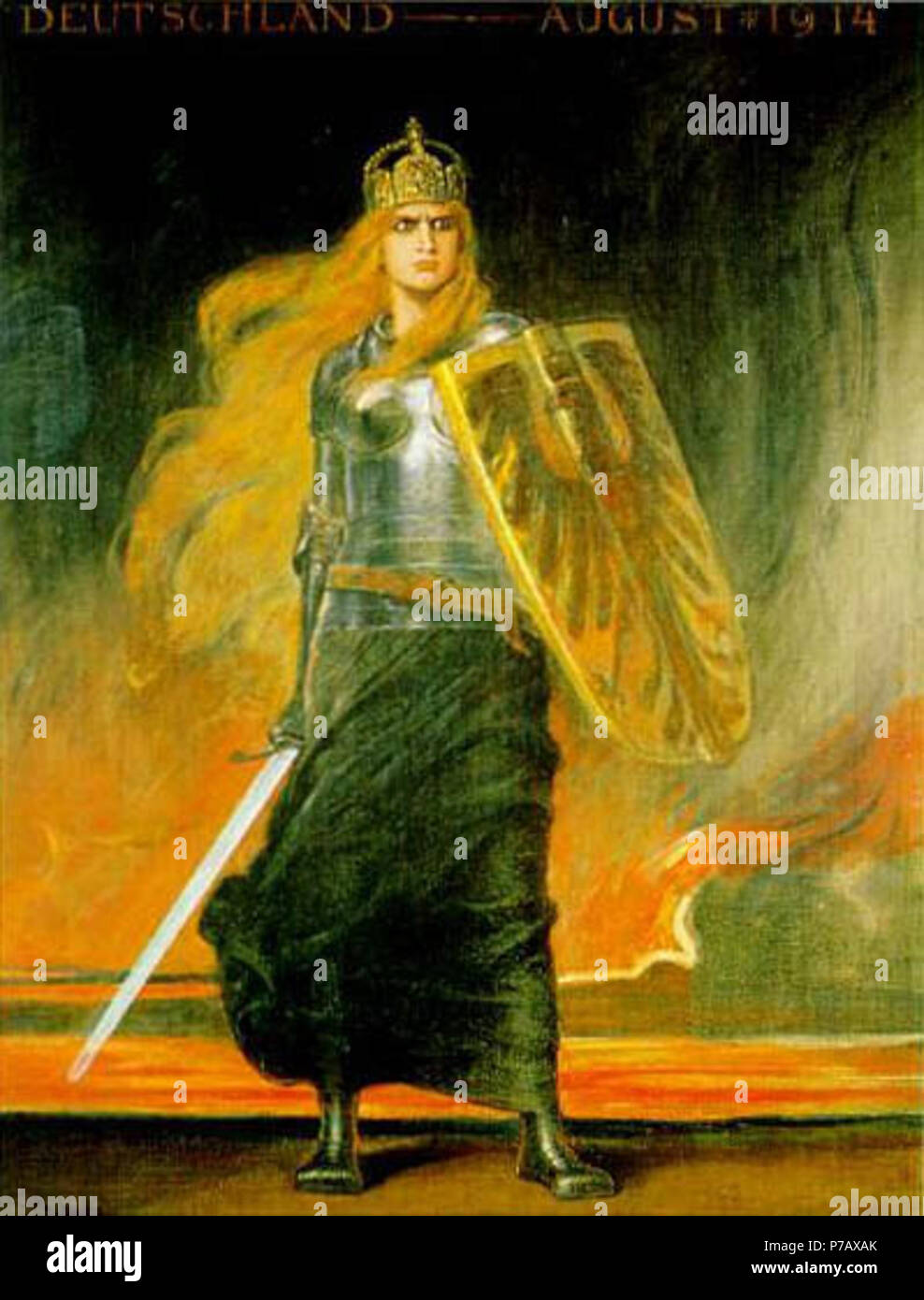 Figure of germania hi-res stock photography and images - Alamy