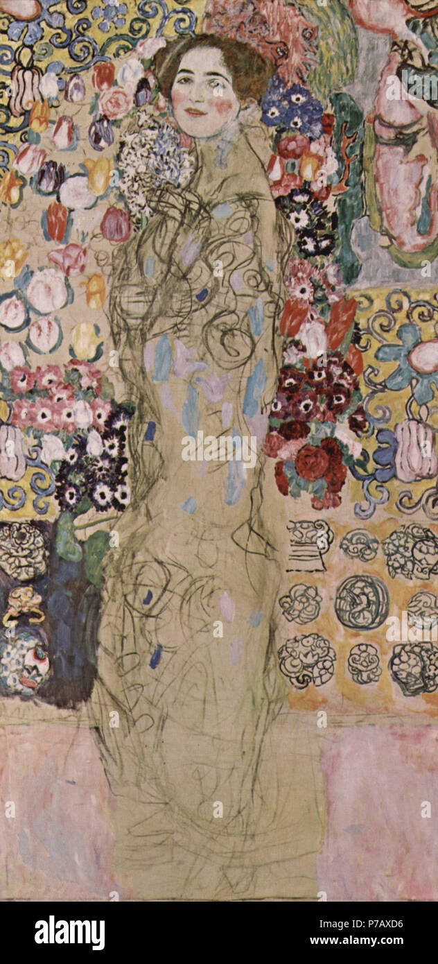 . Portrait of Maria Munk 1917-1918 48 Gustav Klimt 056 Stock Photo - Alamy