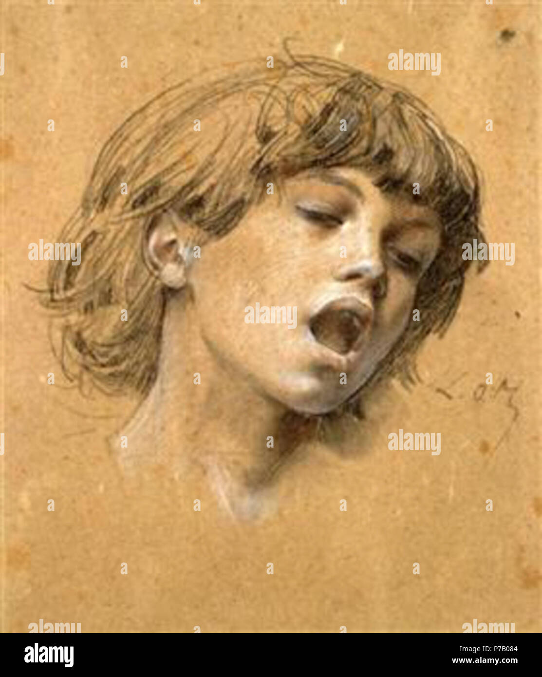 Work by Luc-Olivier Merson . before 1920 57 Merson - head-of-a-boy ...