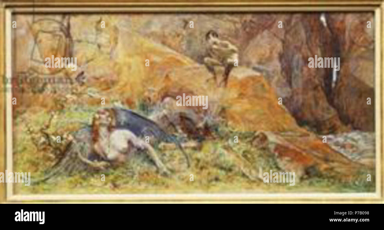 Work by Luc-Olivier Merson . before 1920 57 Merson - pan-and-chimera ...