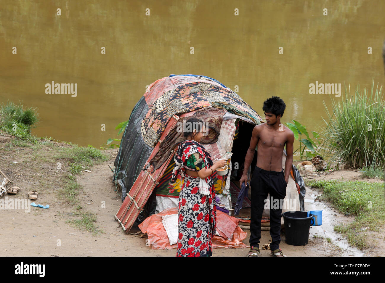 Life of bede Community, Bangladesh Stock Photo - Alamy