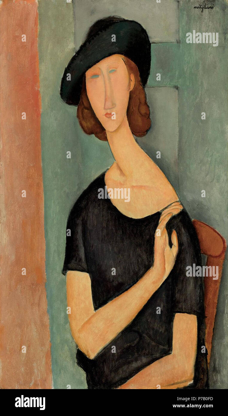 Amedeo modigliani portrait de jeanne hi-res stock photography and ...