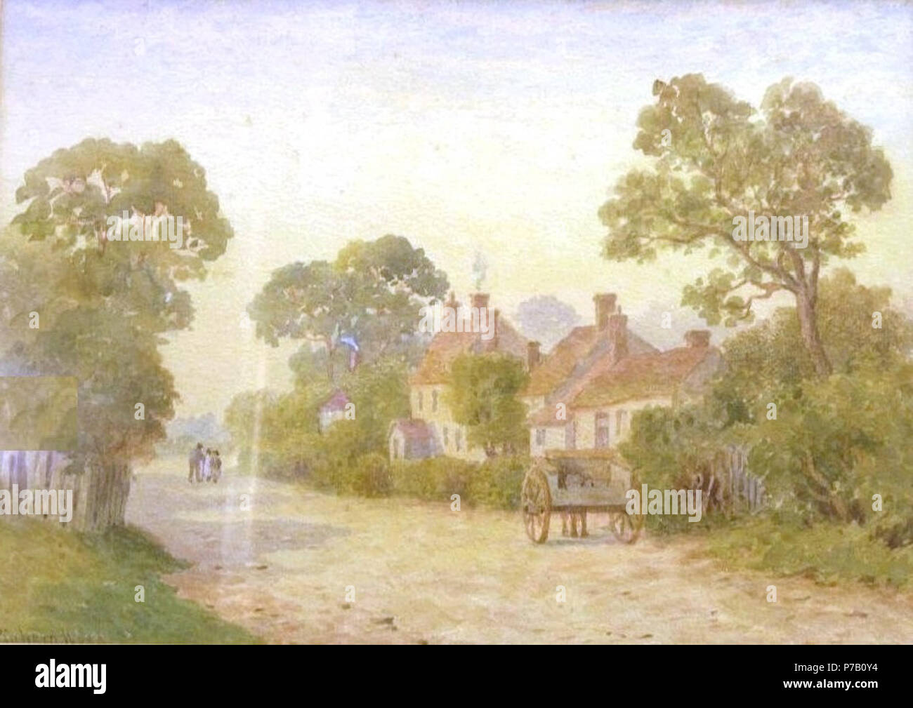 English: Near Hankham, Sussex (undated) by Lewis Pinhorn Wood . before ...