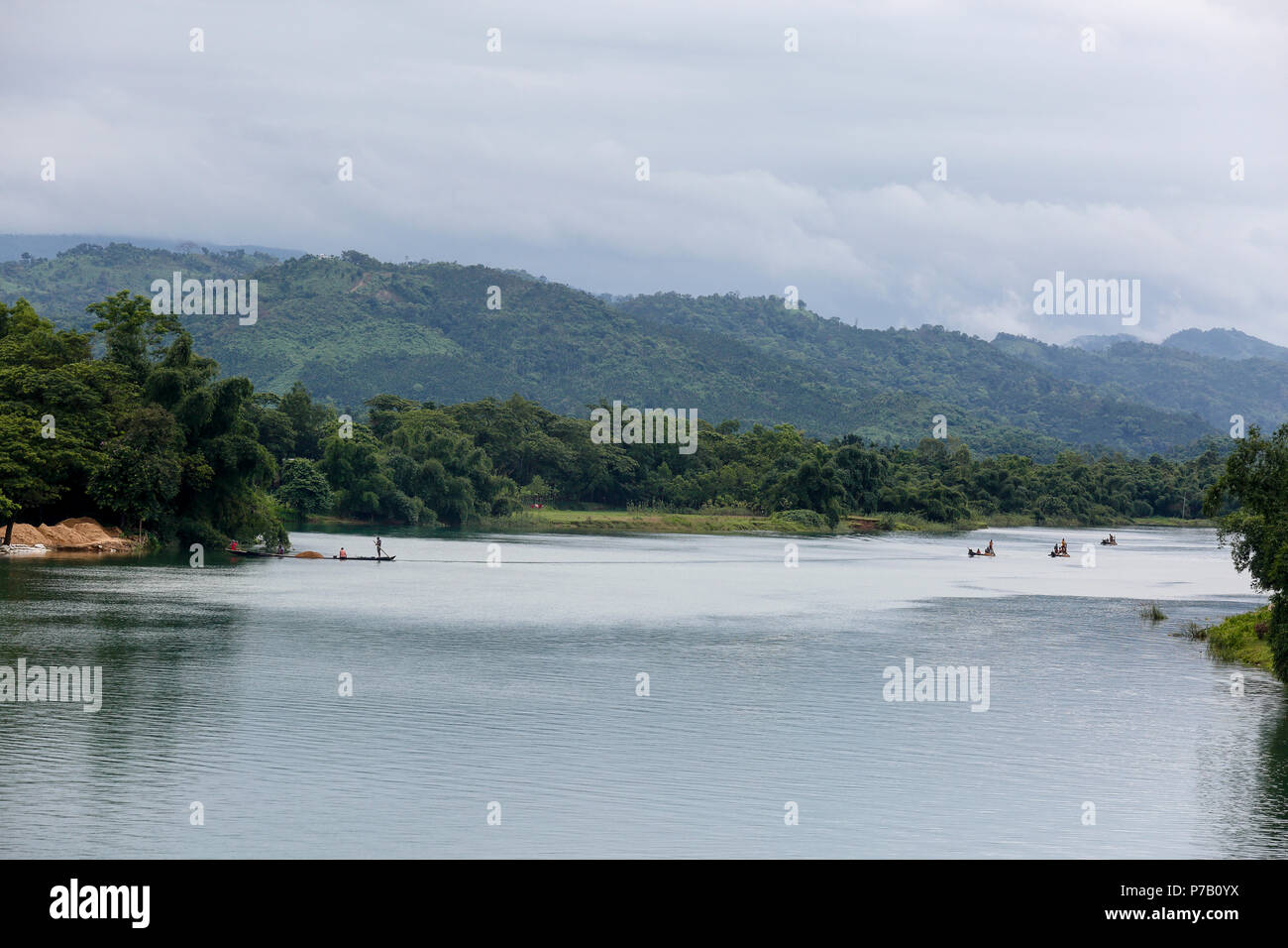 View of the Sari River, Sylhet, Bangladesh Stock Photo - Alamy
