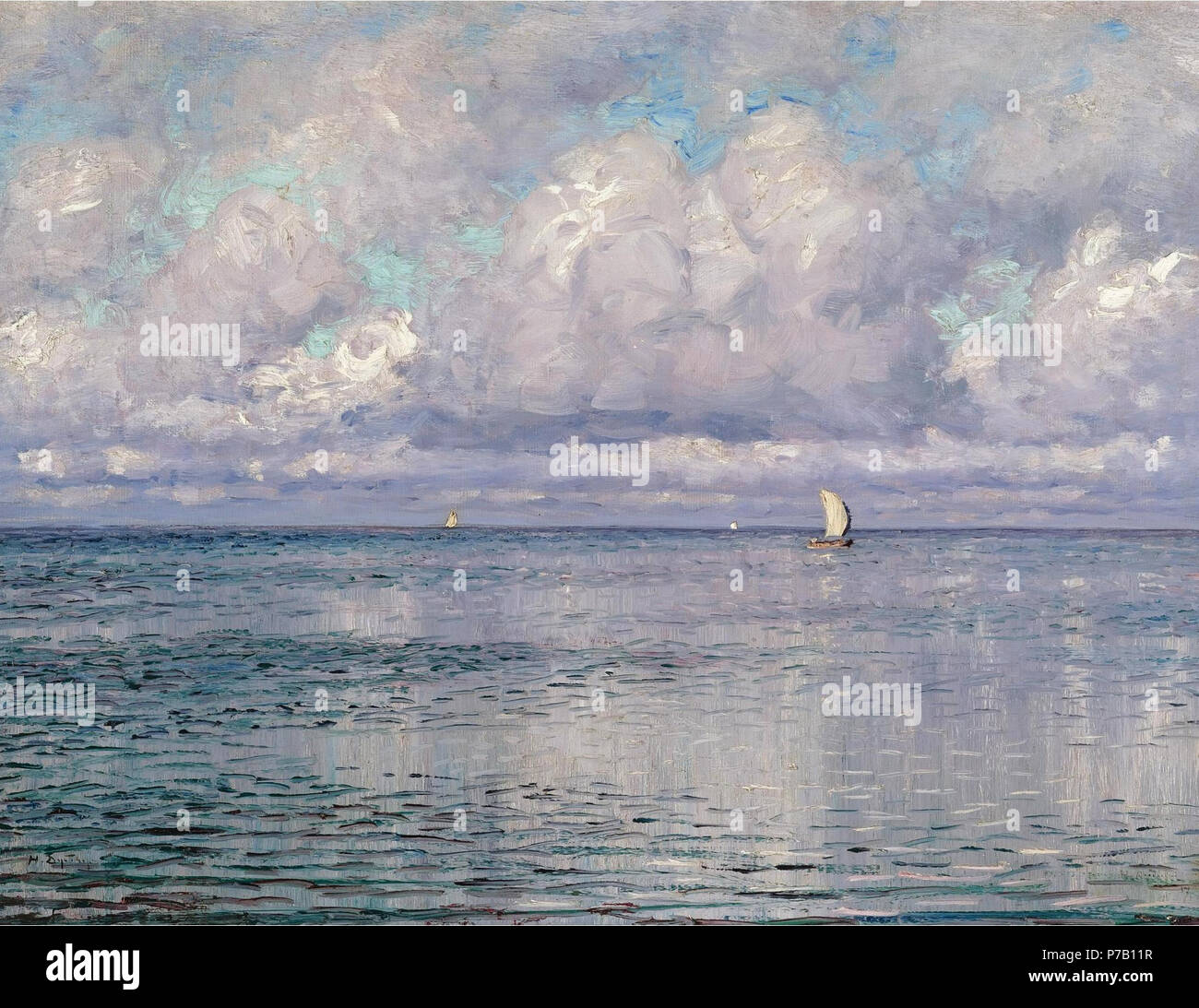 Russian: « » Seascape . circa 1910 59 Nikolay Dubovskoy Morskoy peyzazh ...