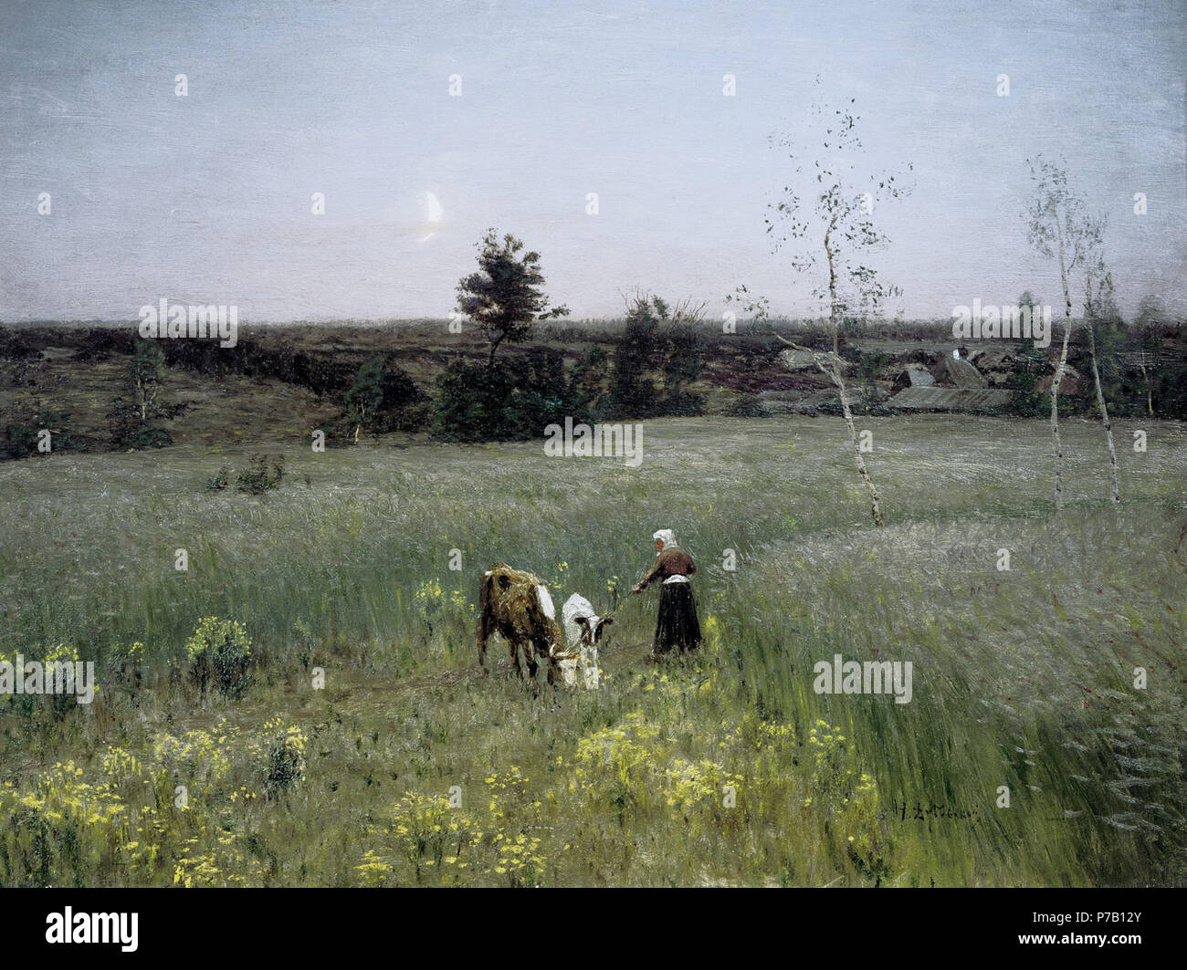 English: Nikolay Dubovskoy. Twilights (1897) . 1897 59 Nikolay ...