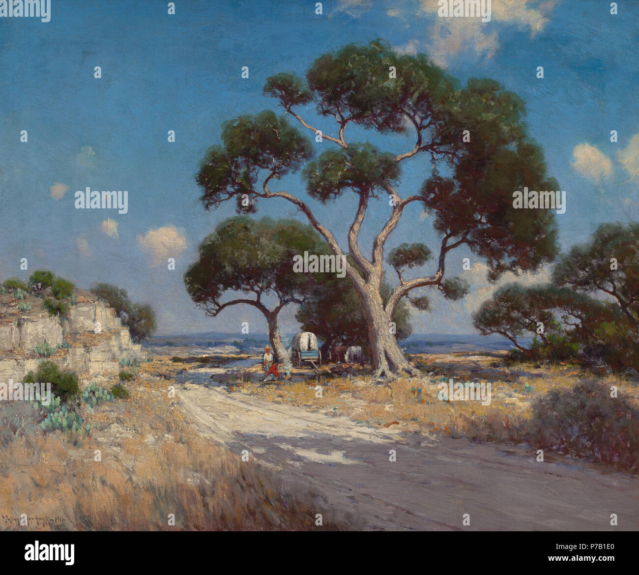 . On the Old Blanco Road, Southwest Texas 1911 61 Julian Onderdonk - On ...