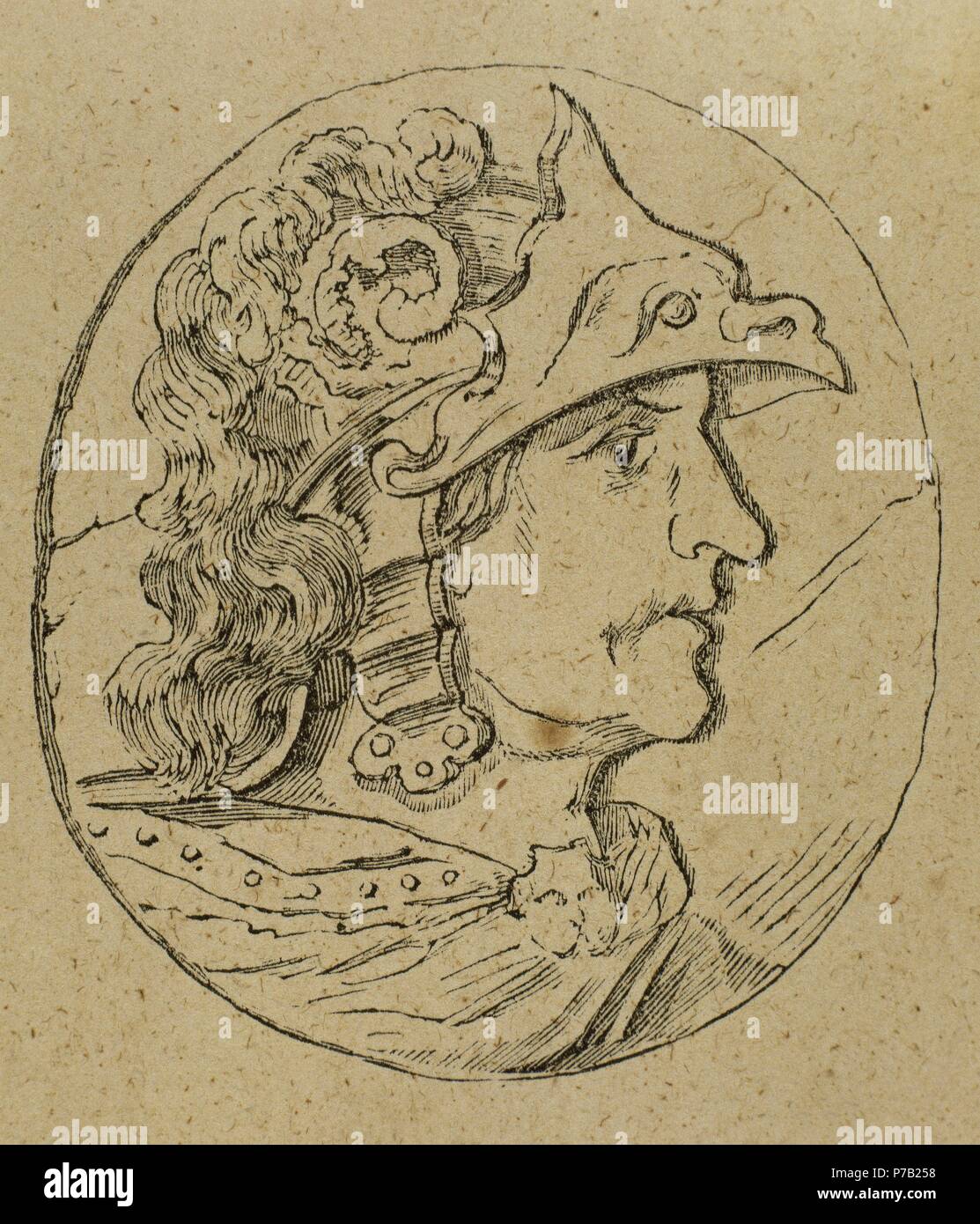 Alfonso IV of Leon (ca.890-933) called the Monk. King of Leon and ...