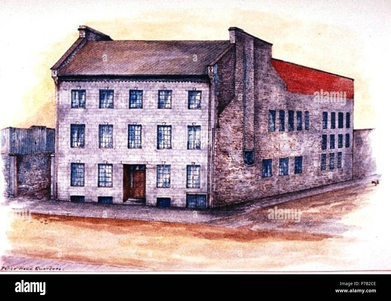 Police Head Quarters . circa 1892 64 Police Head Quarters Stock Photo ...