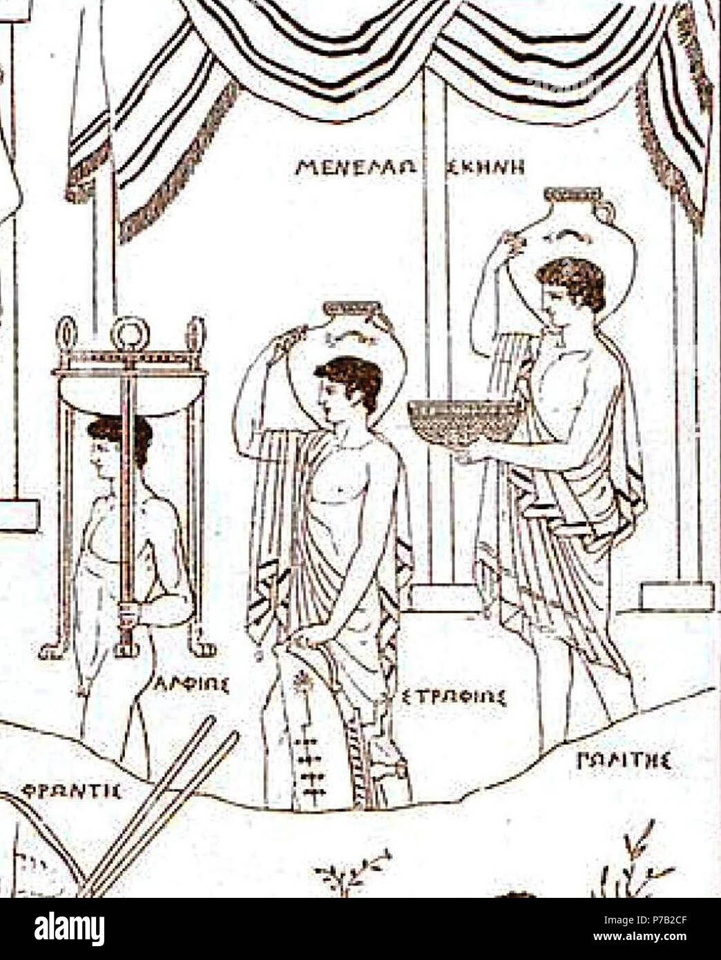 English: Detail form Reconstruction of Iliupersis. 1893 64 Polygnotos ...
