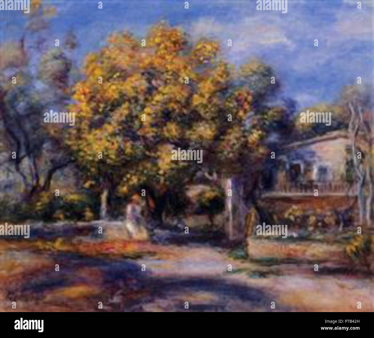 Work by Pierre-Auguste Renoir . before 1919 69 Renoir - houses-at ...