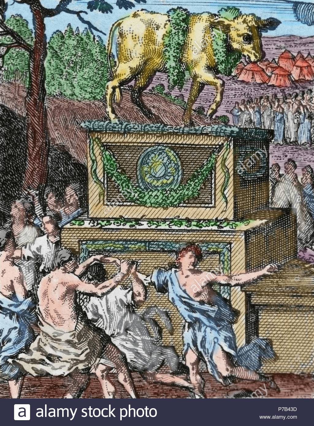 The Worship Of The Golden Calf Stock Photos & The Worship Of The Golden ...