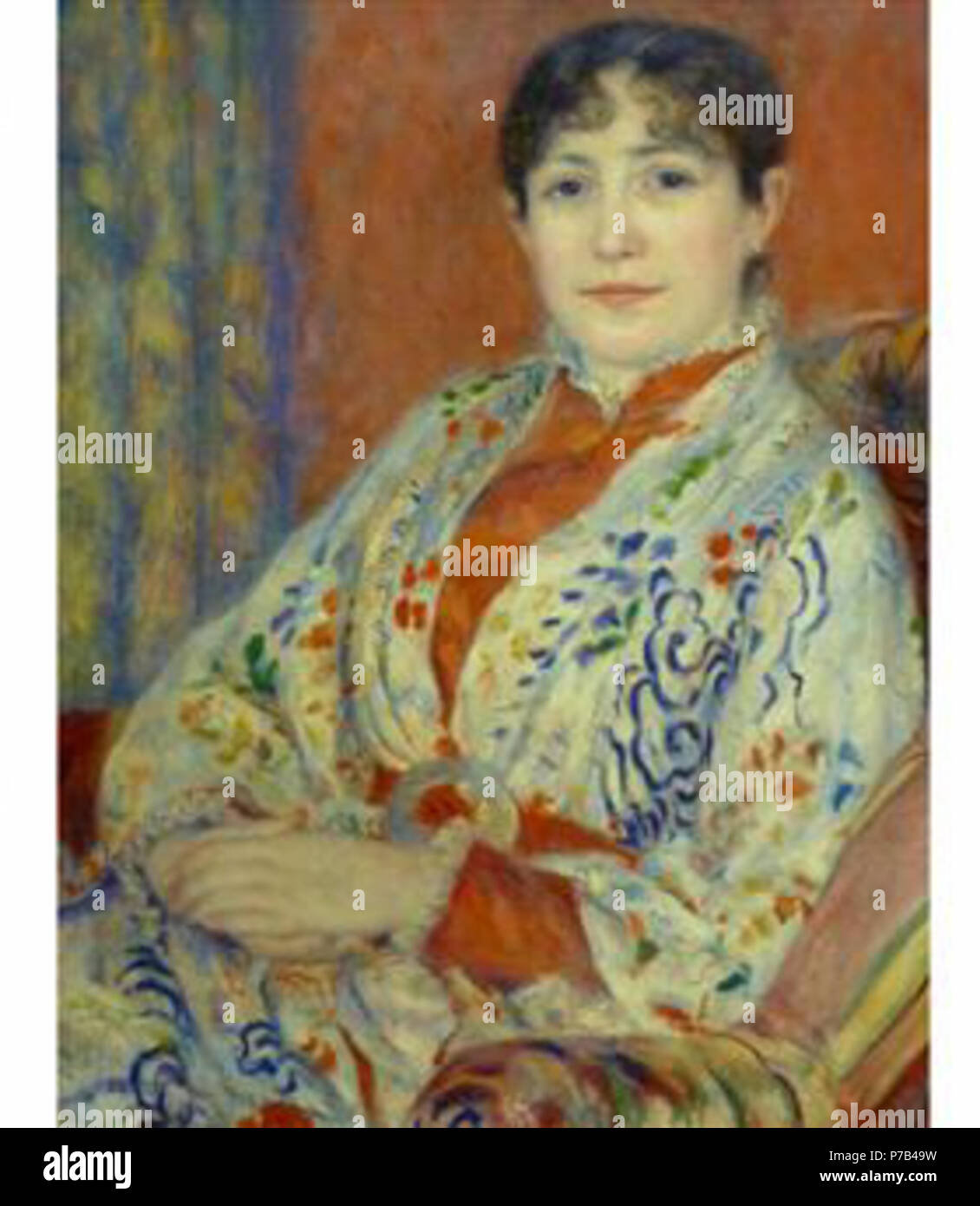 Work by Pierre-Auguste Renoir . before 1919 70 Renoir - madame-h-riot ...