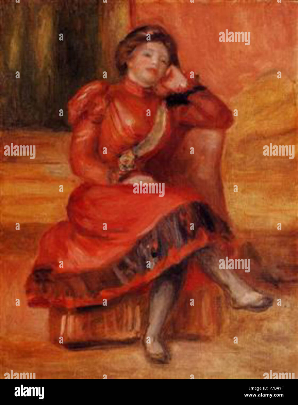 Work by Pierre-Auguste Renoir . before 1919 71 Renoir - spanish-dancer ...