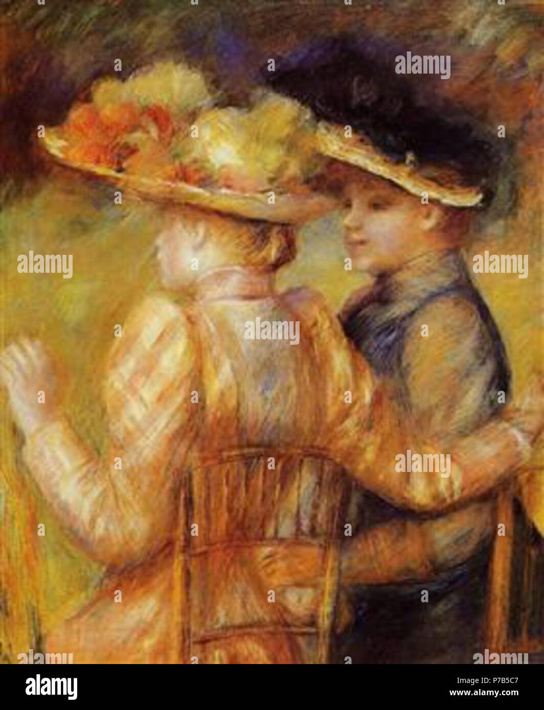 Work by Pierre-Auguste Renoir . before 1919 73 Renoir - two-women-in-a ...