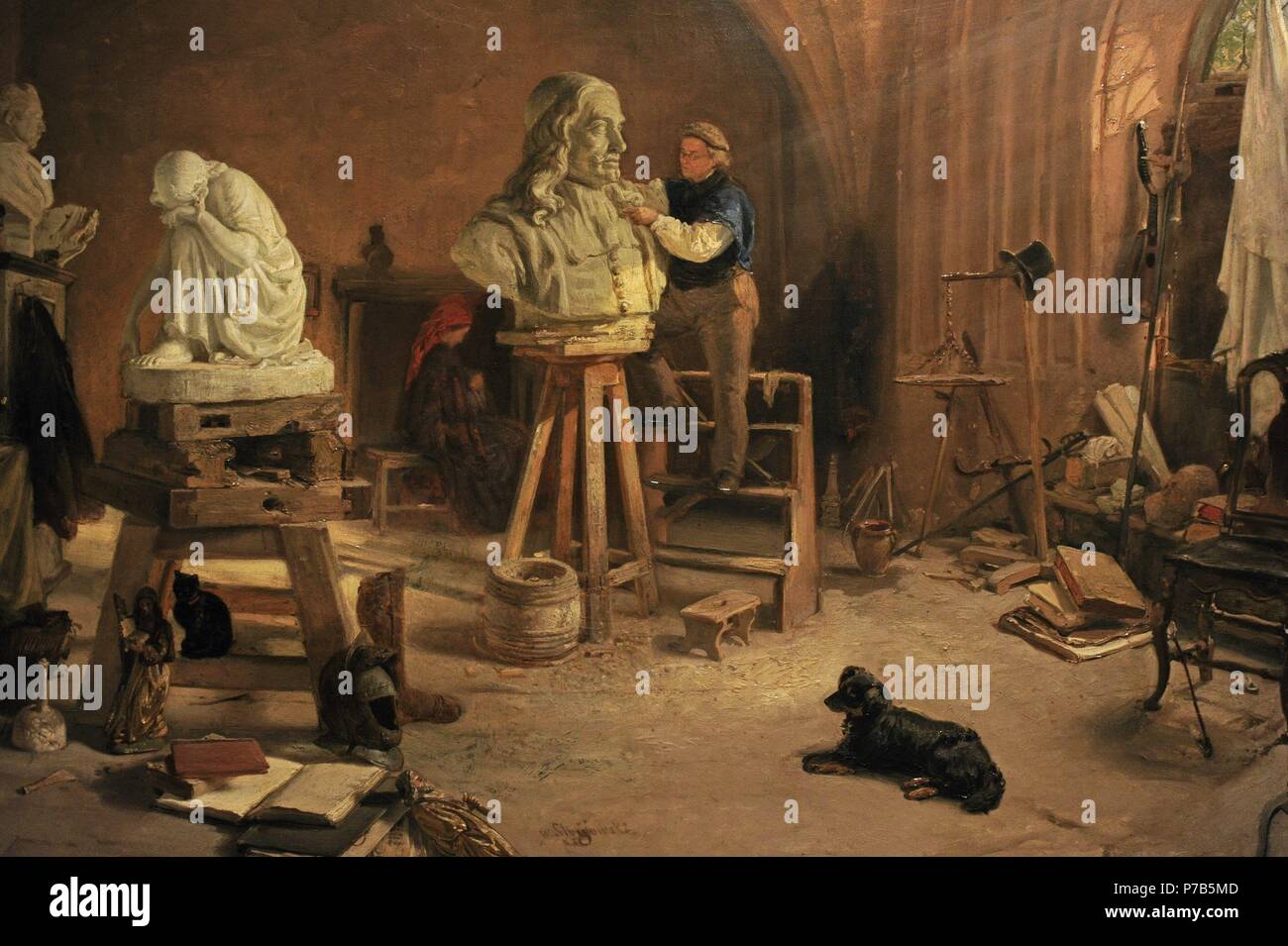 Wilhelm August Stryowski (1834-1917). Polish-German painter. Rudolf ...