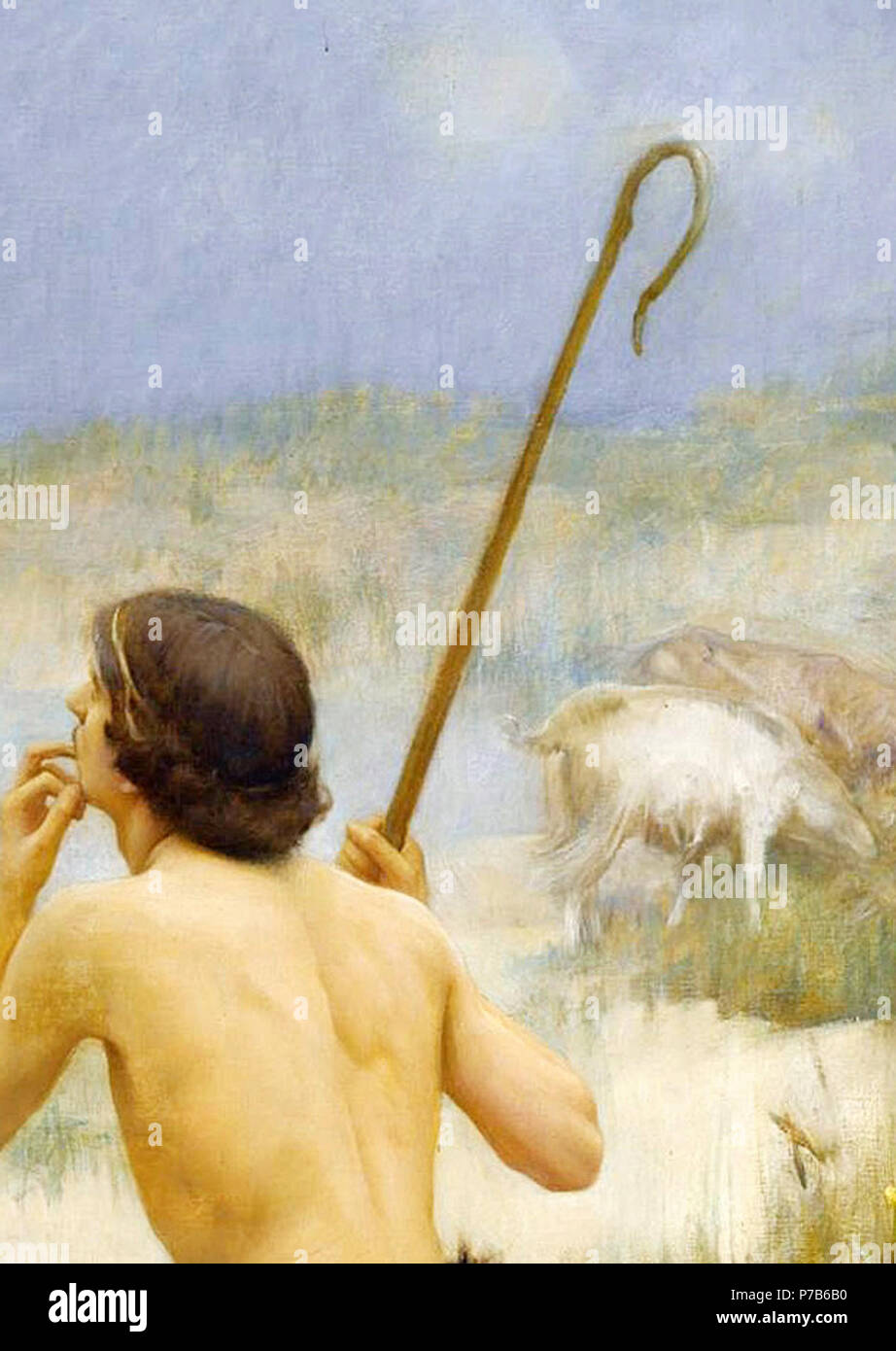 . The Sea-Maiden 1897 76 Shepherd's hook - 01 Stock Photo - Alamy