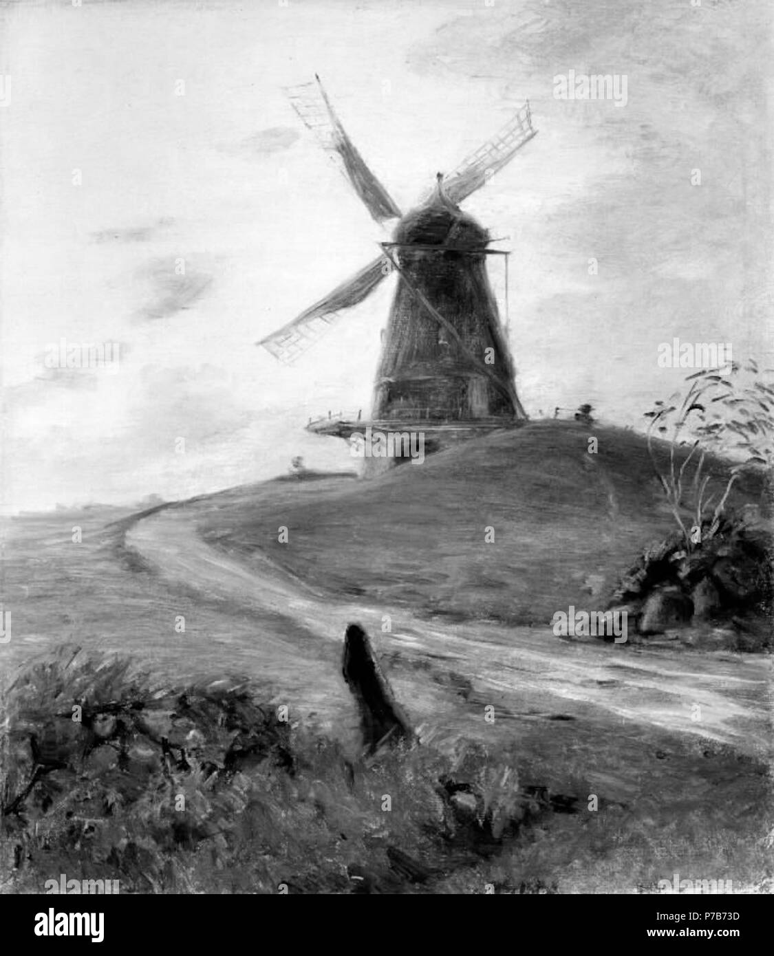 Theodor Philipsen (1840-1920), Kimmerlev Moelle. Solnedgang, 1906 79 ...