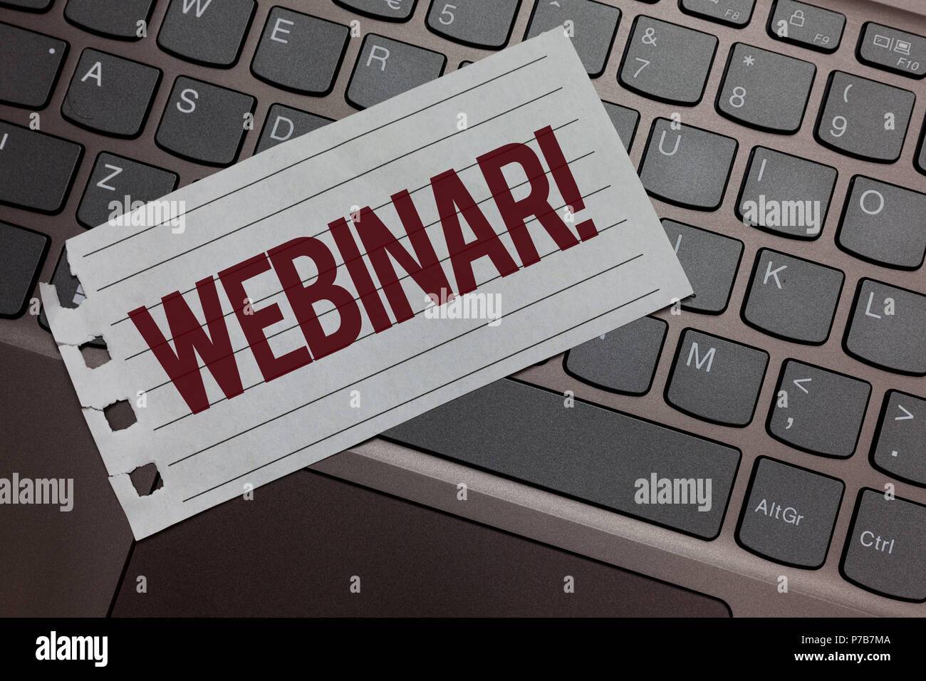 Writing note showing Webinar Motivational Call. Business photo ...