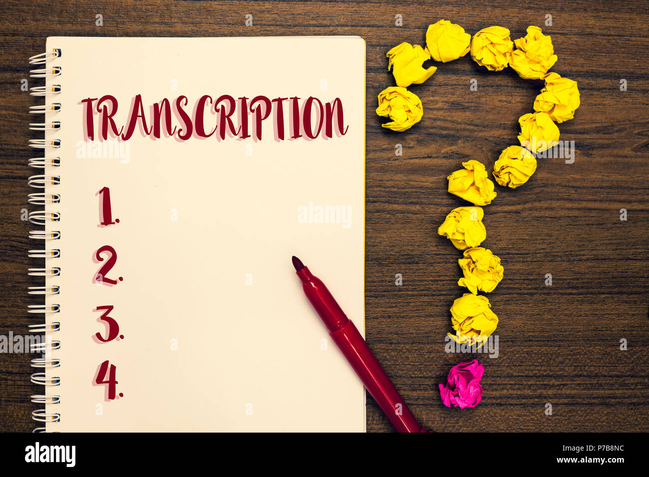 Dictation process hi-res stock photography and images - Alamy