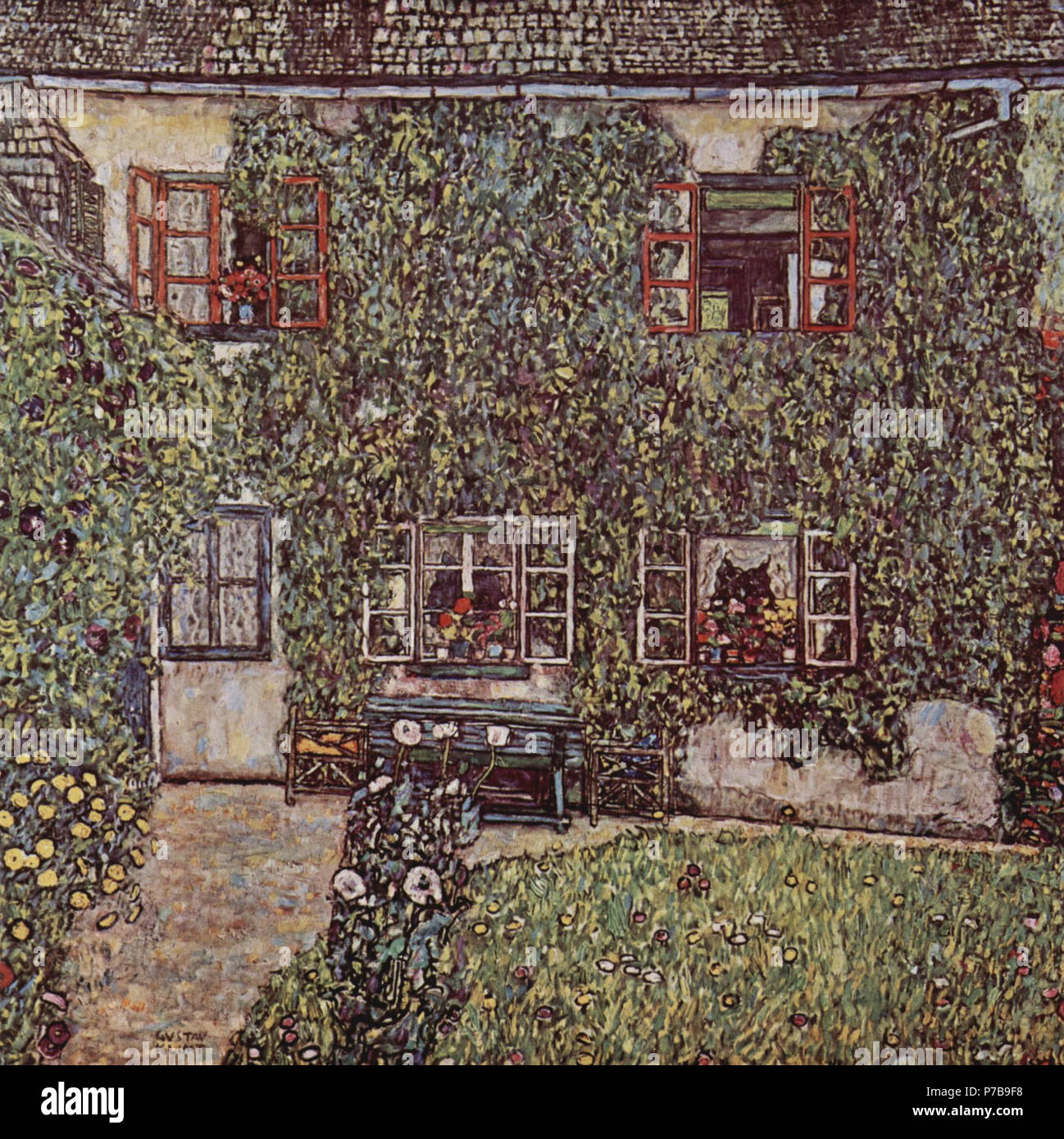 . German: Das Haus von Guardaboschi 1912 44 Gustav Klimt 011 Stock ...