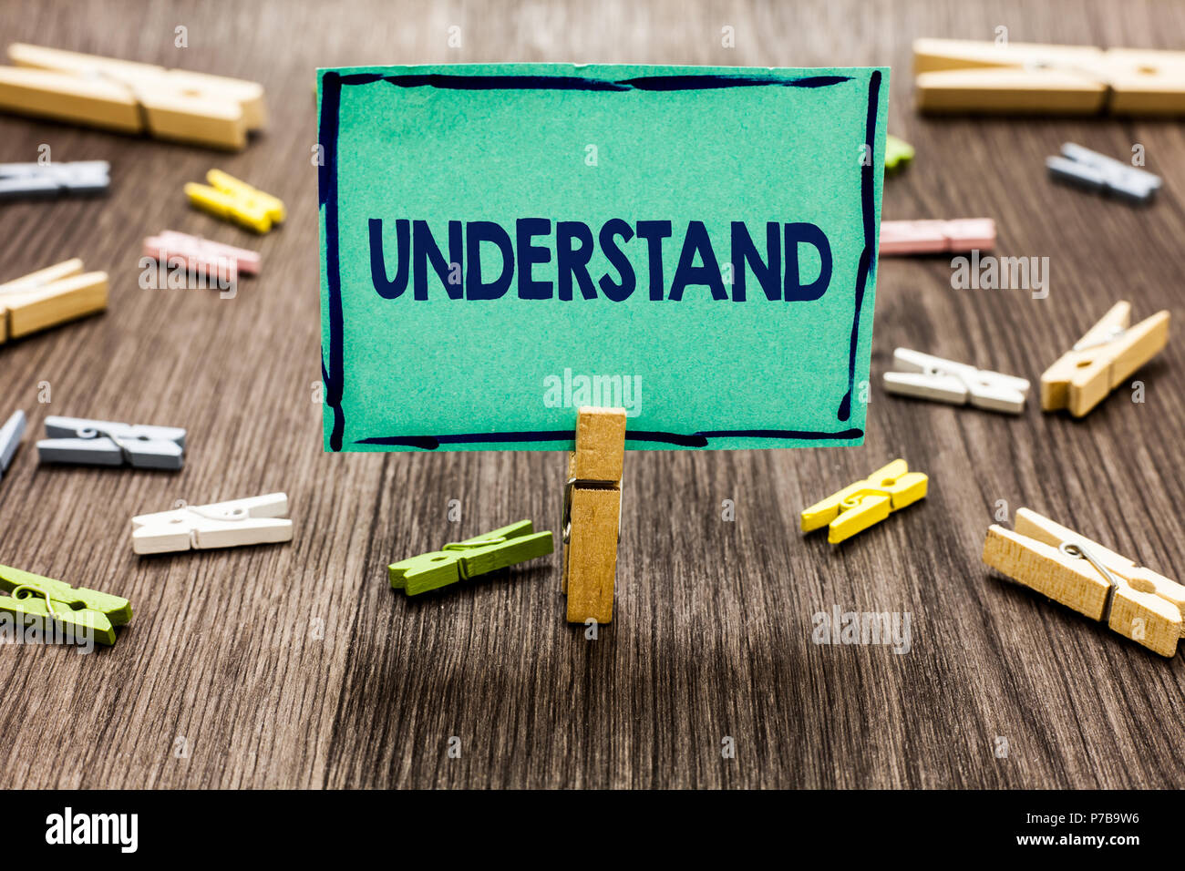 Text sign showing Understand. Conceptual photo Ability to perceive ...