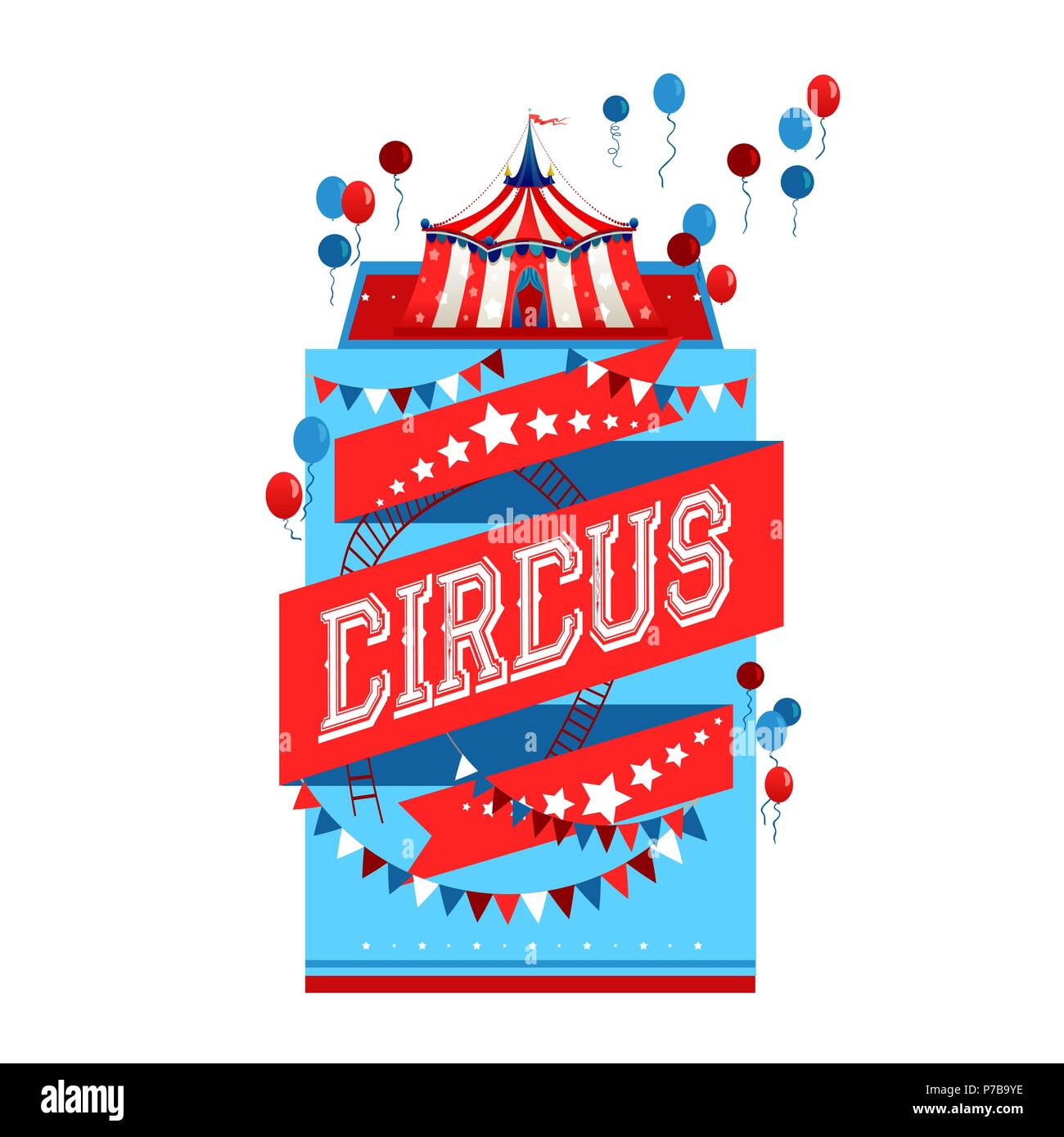 Circus advertisement Cut Out Stock Images & Pictures - Alamy