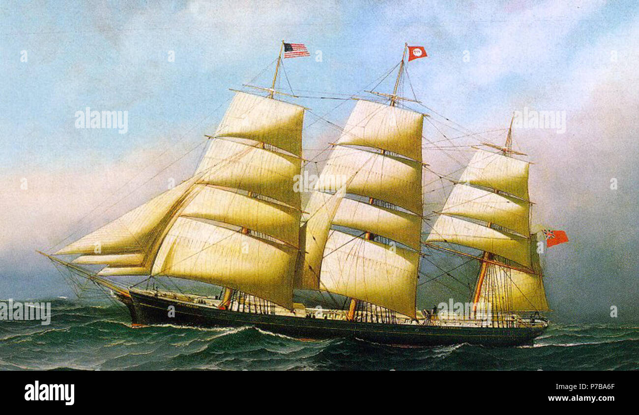 . The British ship ‚Polynesian‘ 1883 46 Antonio Jacobsen - The British ...