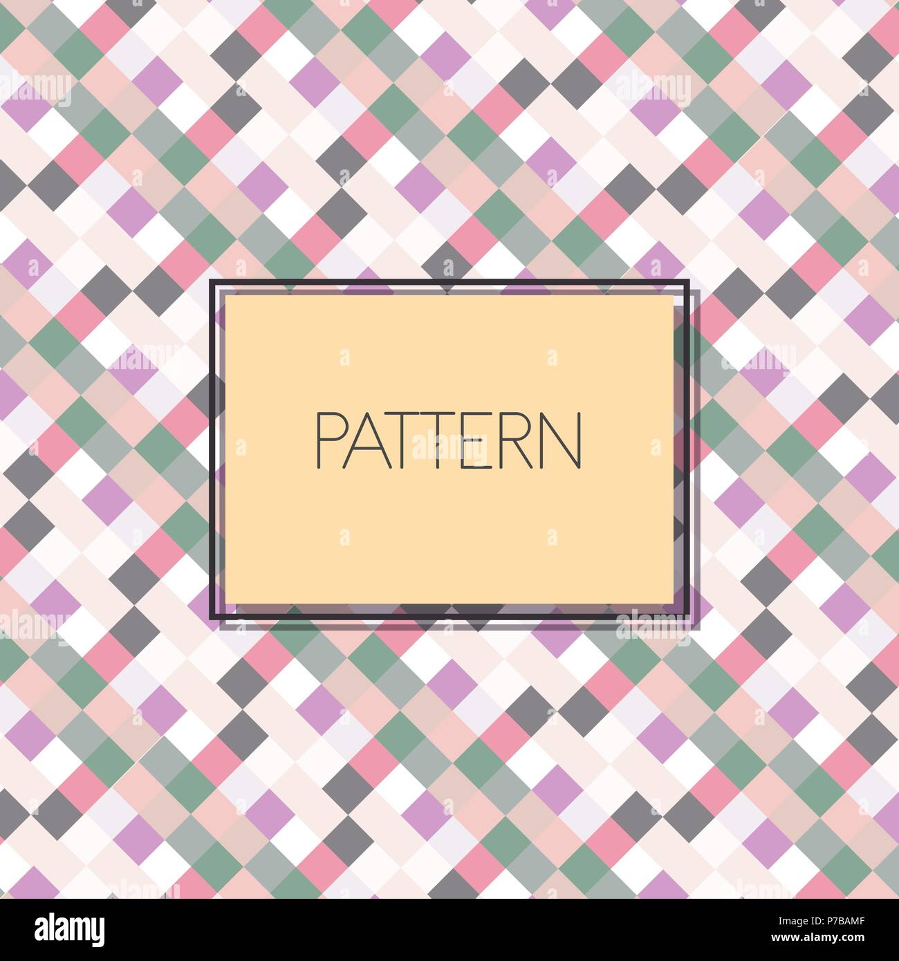 Design of modern pattern with geometric shapes, colorful design. vector ...