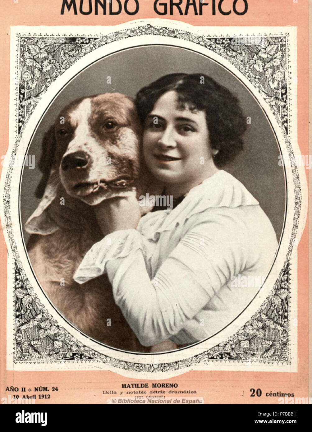 54 Matilde Moreno portada de Mundo Gráfico Stock Photo - Alamy