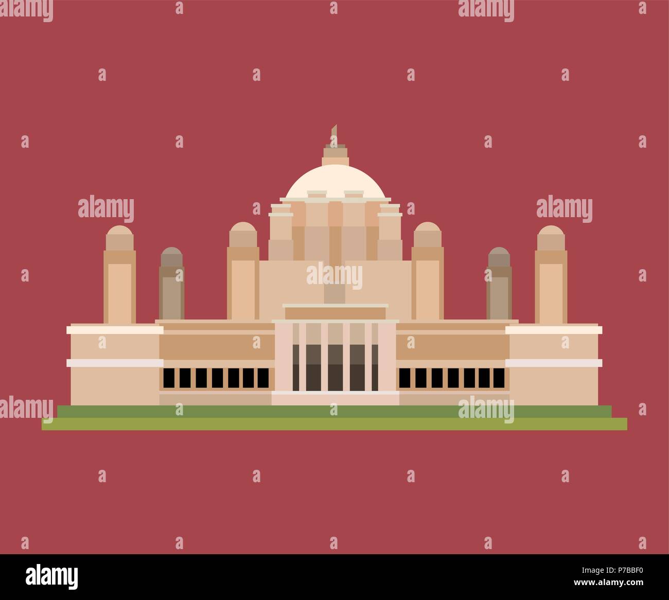 Iconic building india Stock Vector Images - Alamy