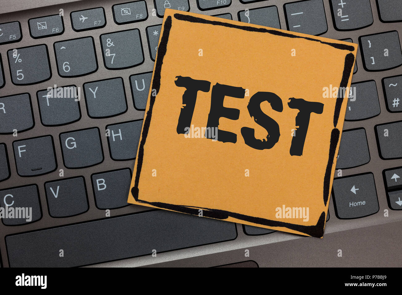 Handwriting text writing Test. Concept meaning Academic systemic ...