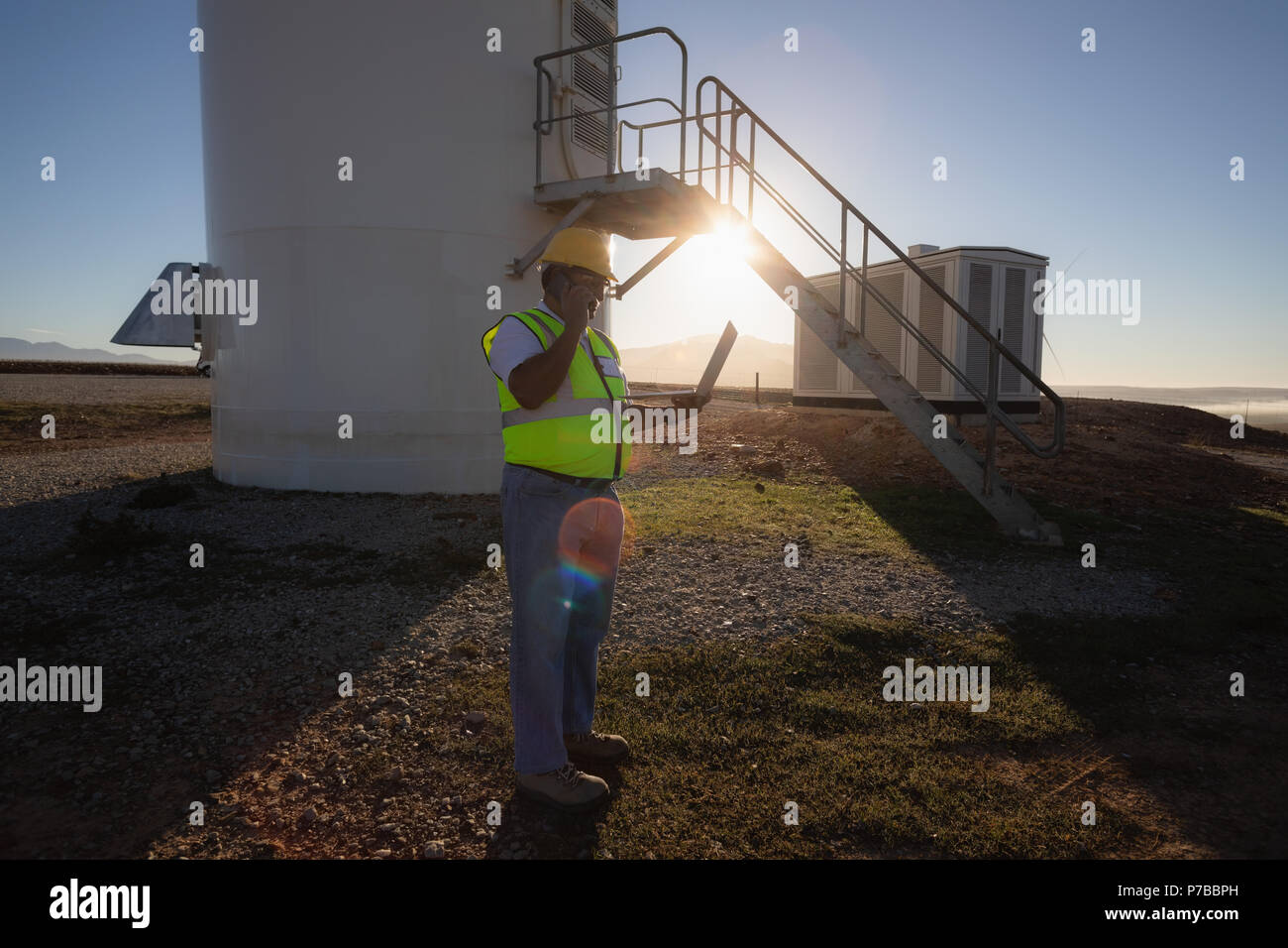 Engineer working laptop computer engineering hi-res stock photography ...