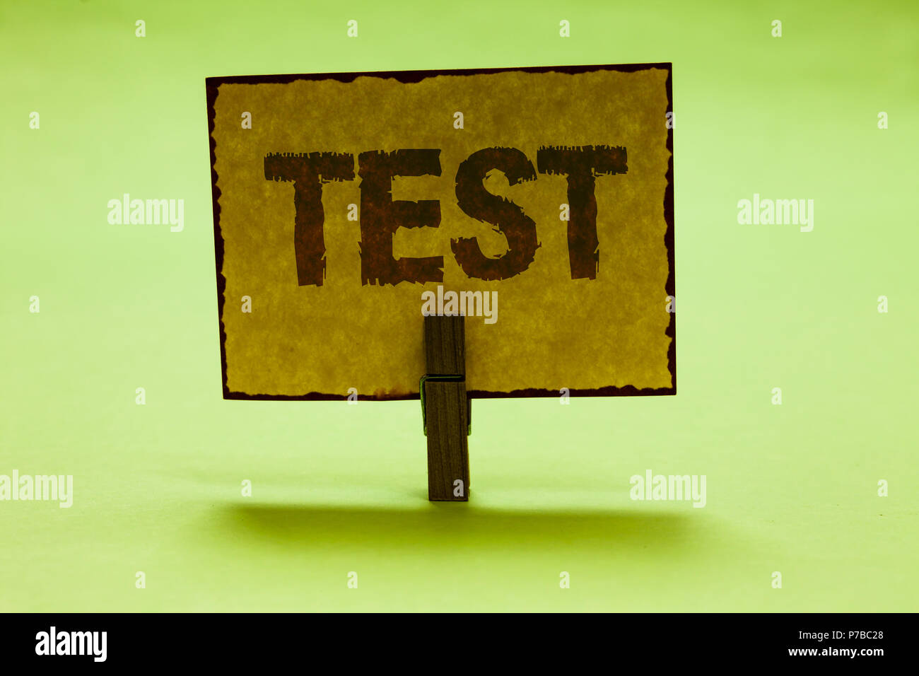 Conceptual hand writing showing Test. Business photo text Academic ...
