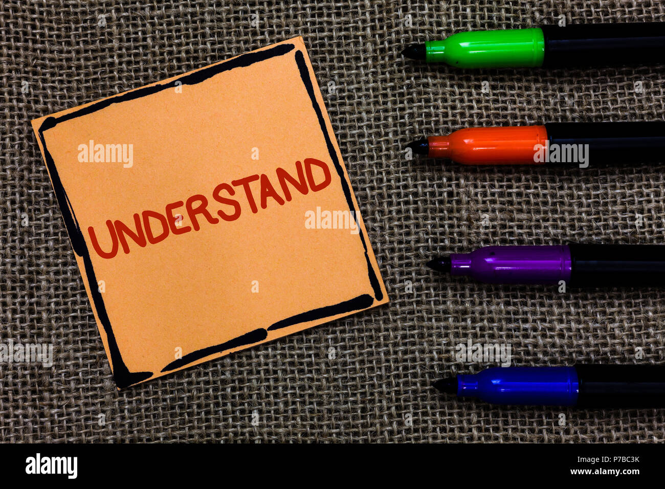 Word writing text Understand. Business concept for Ability to perceive ...